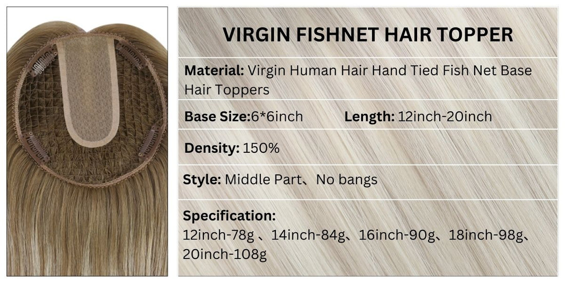 Virgin Fish Net Hair Topper – Ugeat Professional